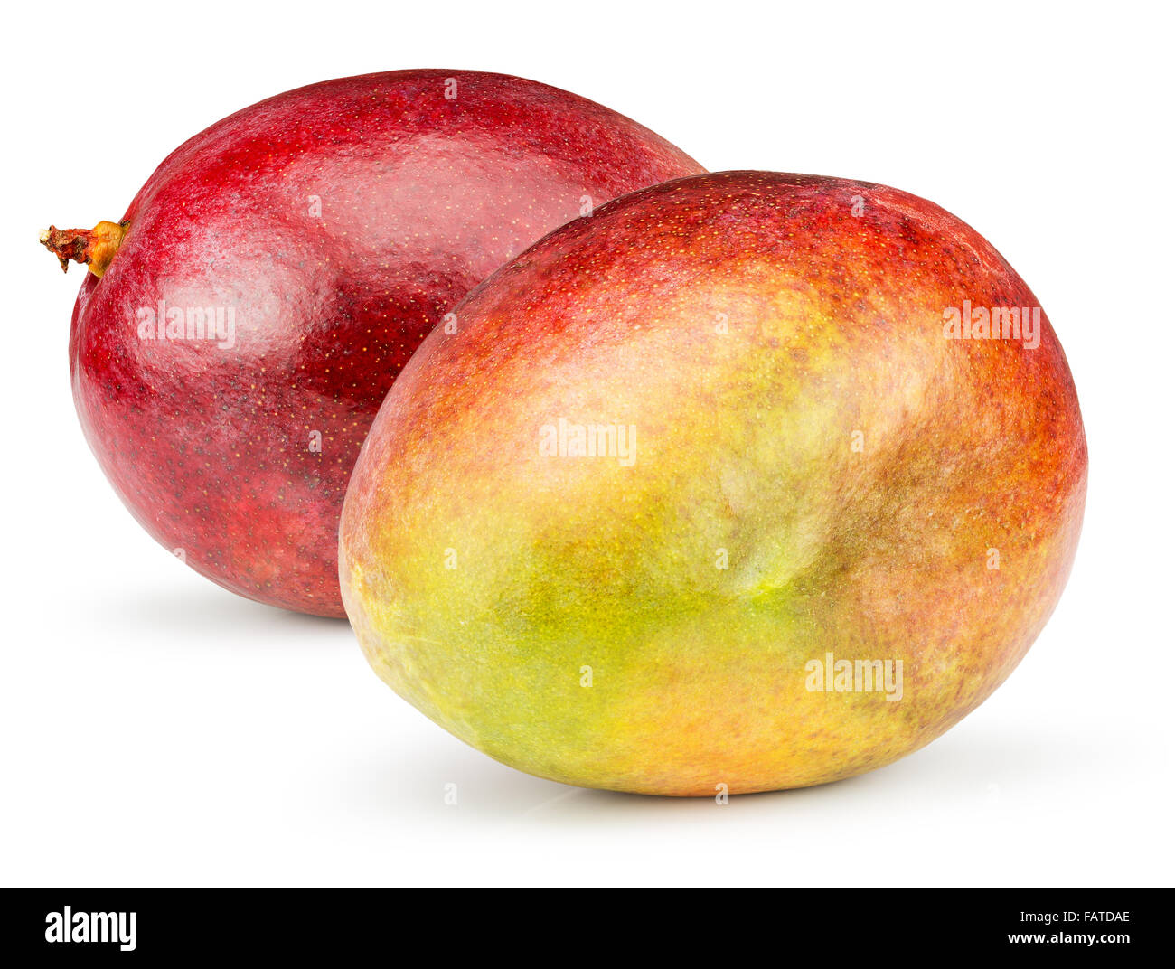 mangoes isolated on the white background Stock Photo - Alamy