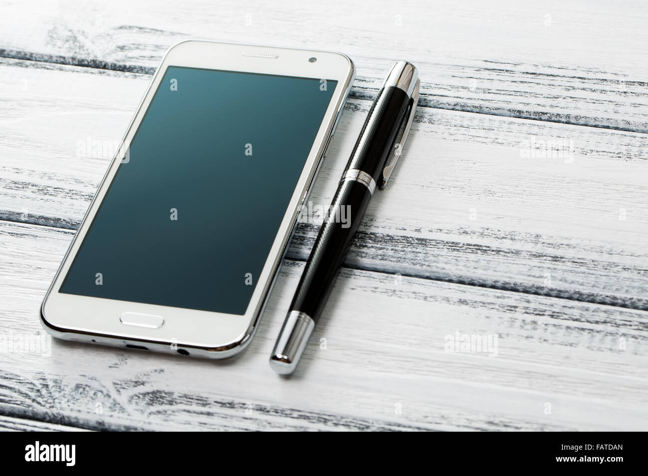 Mobile on white table hi-res stock photography and images - Alamy