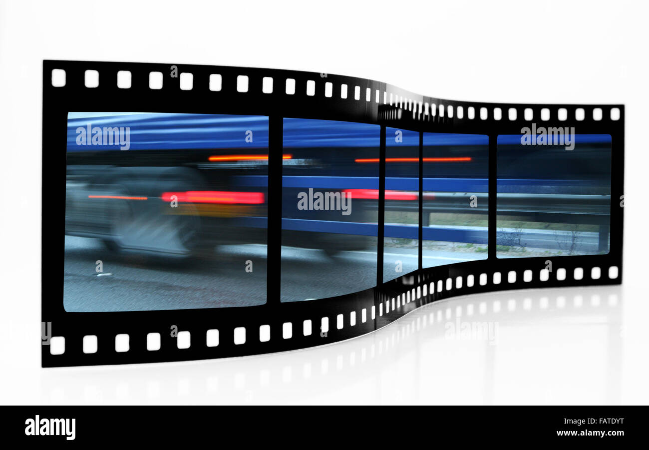 Speed blur film strip hi-res stock photography and images - Alamy