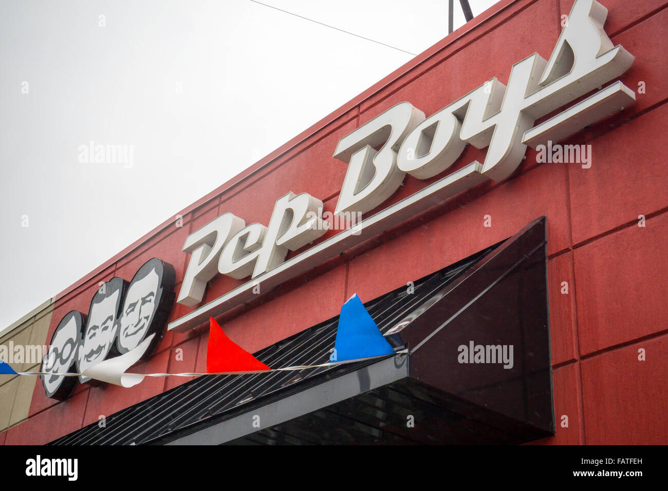 A Pep Boys auto parts store in the Sunnyside neighborhood of New York ...