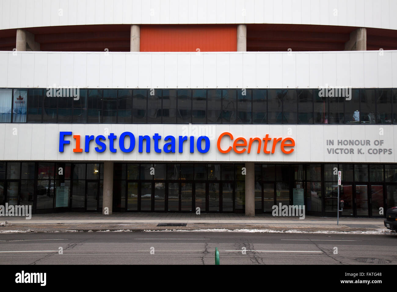The First Ontario Centre in Hamilton, Ontario, Canada. A sports and ...