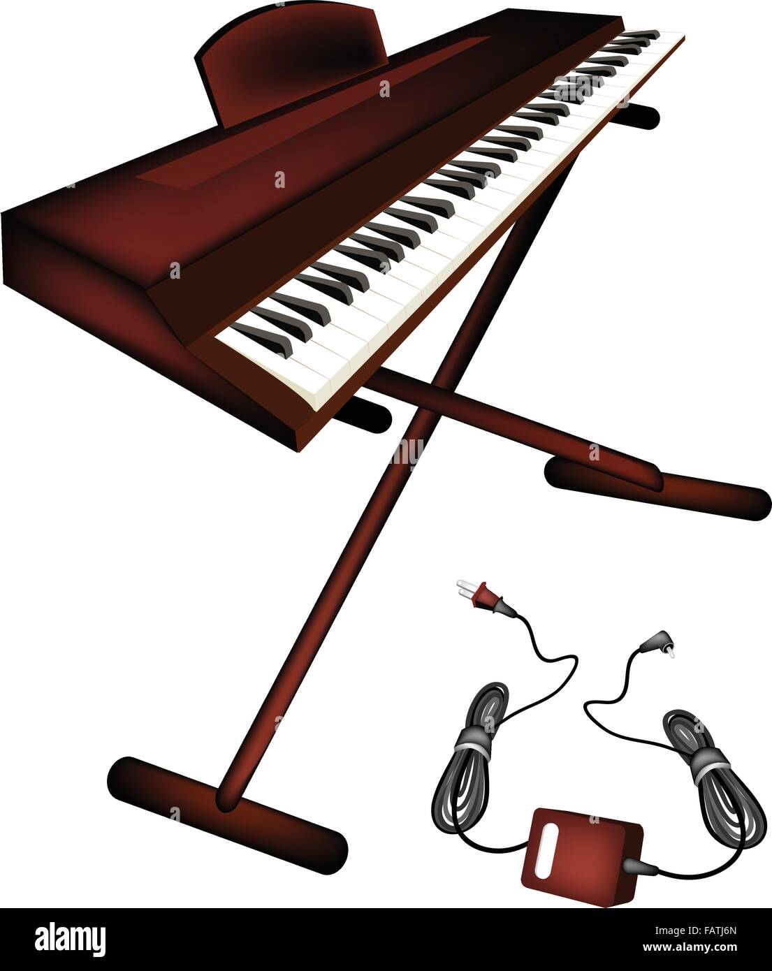 Old Fashioned Keyboard Stock Vector Images Alamy