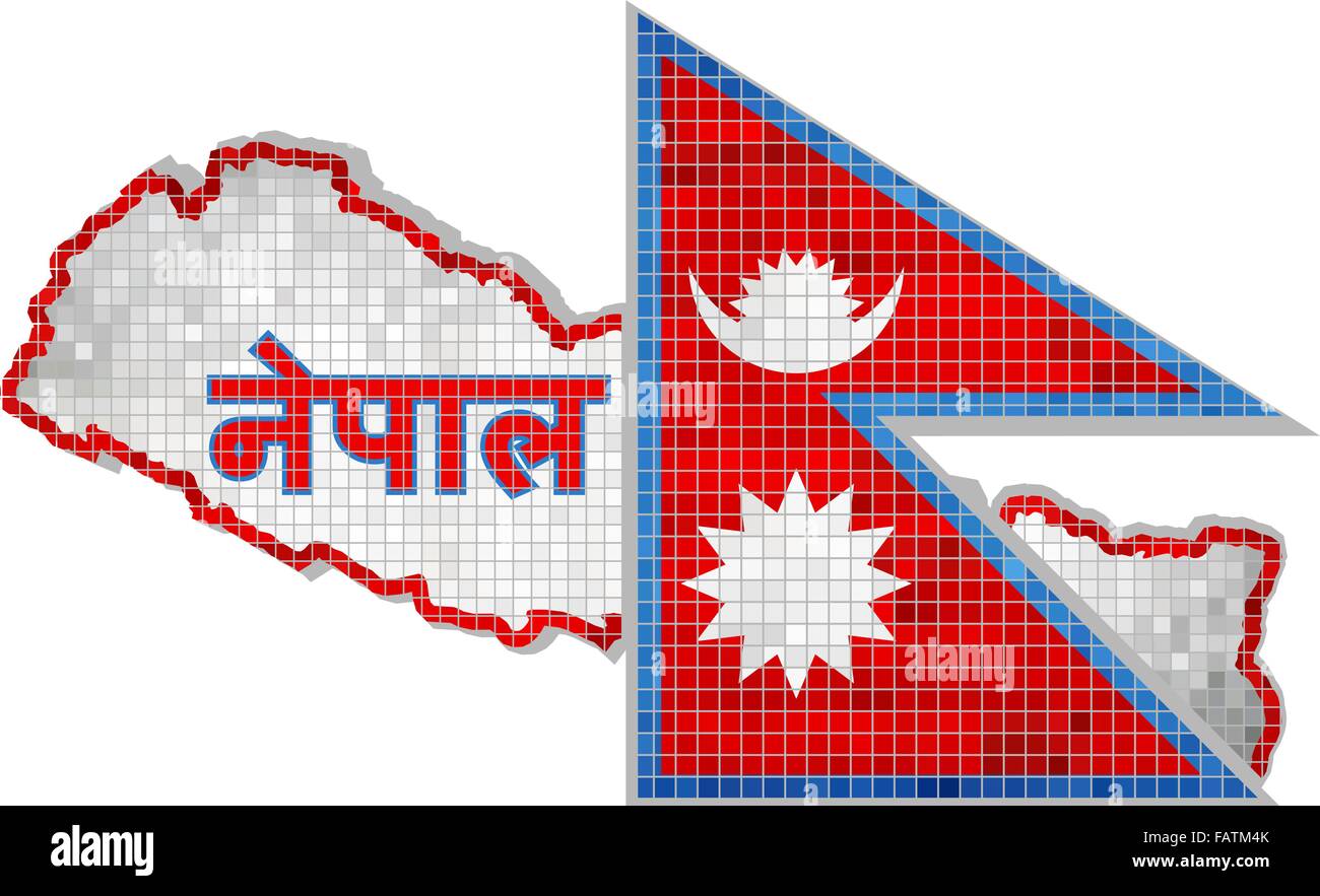 Nepal maps hi-res stock photography and images - Alamy