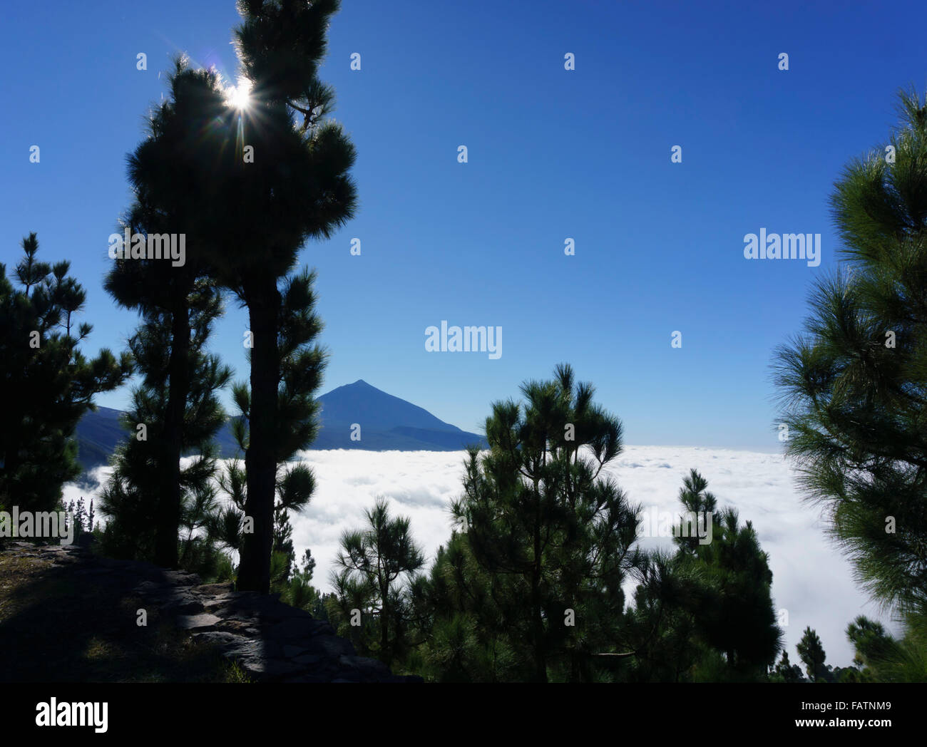 Tenerife, Canary Islands - Mount Teide national park. Chimaque Mirador ...