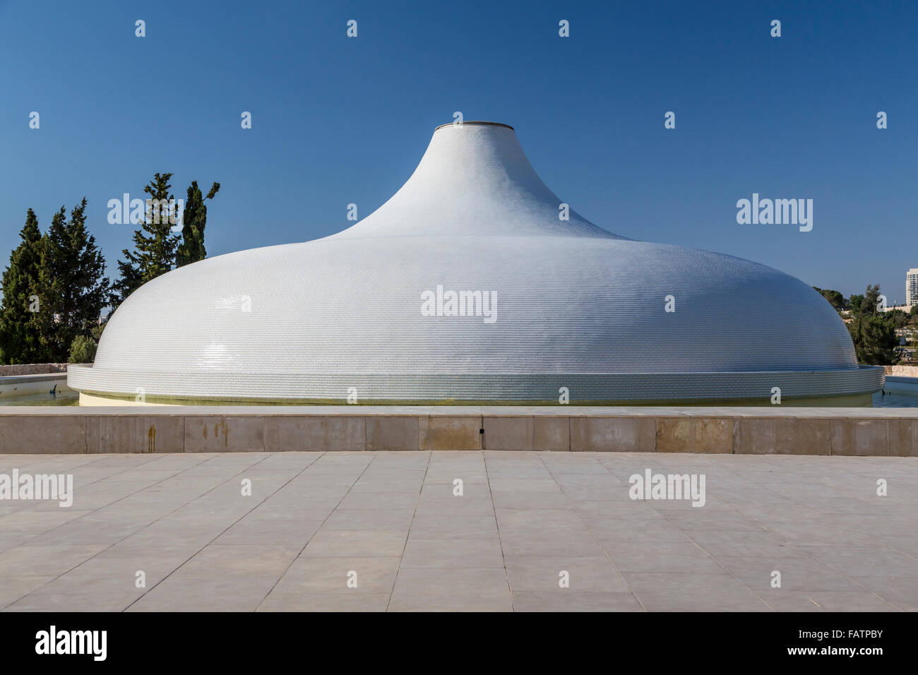 The exterior dome of the Shrine of the Book at the Israeli Museum in ...