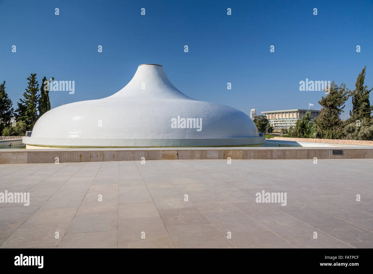 The exterior dome of the Shrine of the Book at the Israeli Museum in ...