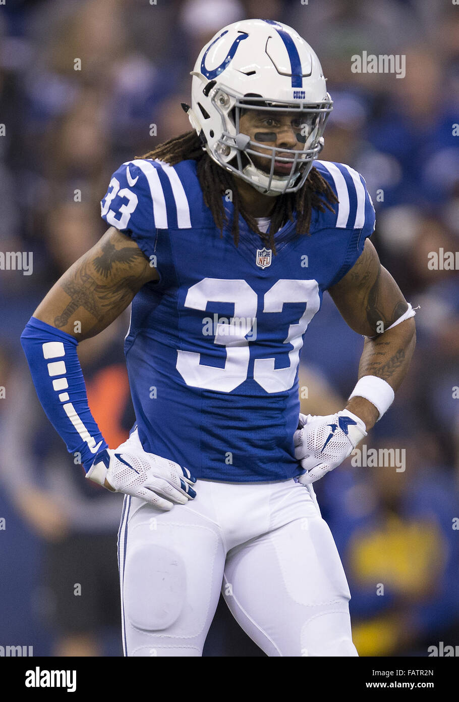 Indianapolis, Indiana, USA. 03rd Jan, 2016. Indianapolis Colts safety ...