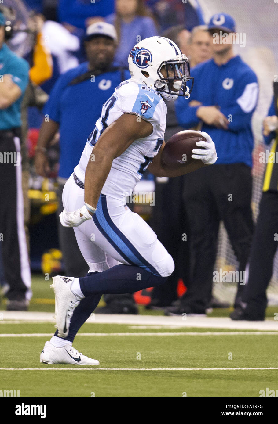 Indianapolis, Indiana, USA. 03rd Jan, 2016. Tennessee Titans running ...