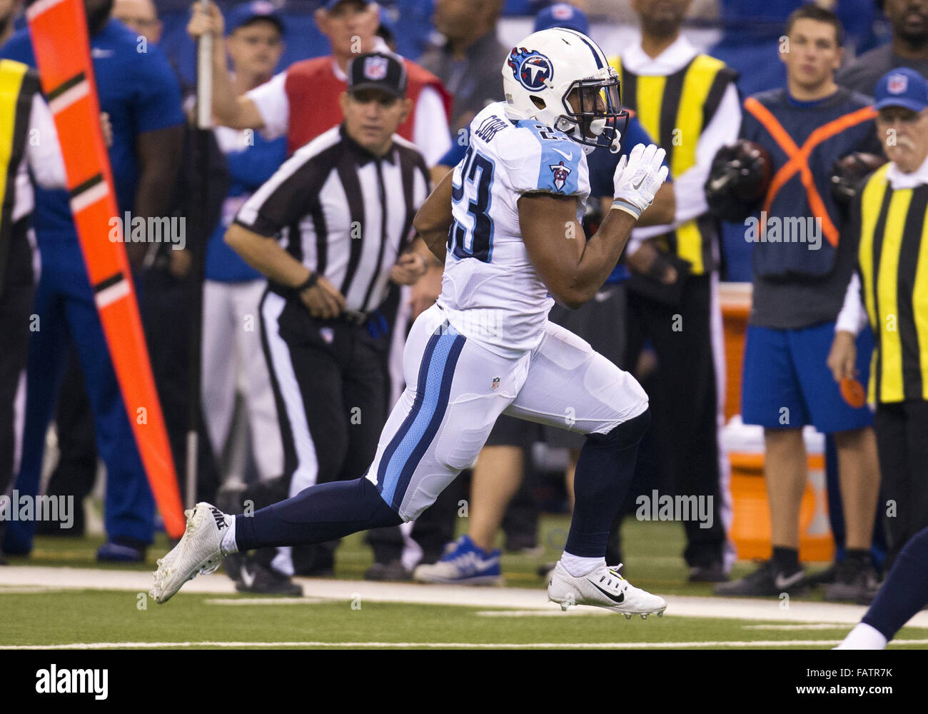 Indianapolis, Indiana, USA. 03rd Jan, 2016. Tennessee Titans running ...