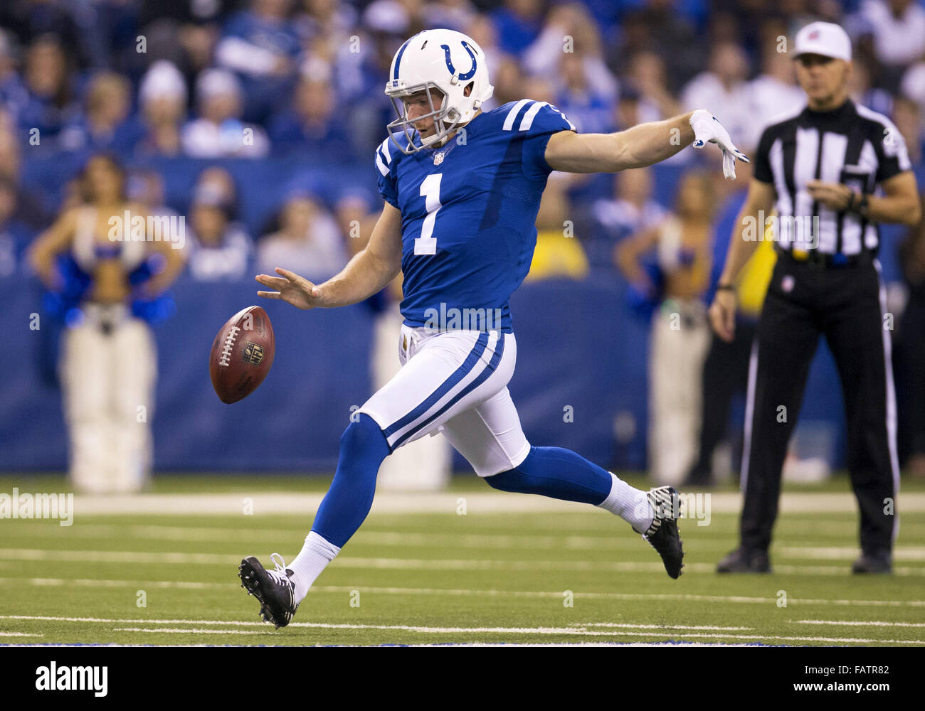 Indianapolis, Indiana, USA. 03rd Jan, 2016. Indianapolis Colts punter ...