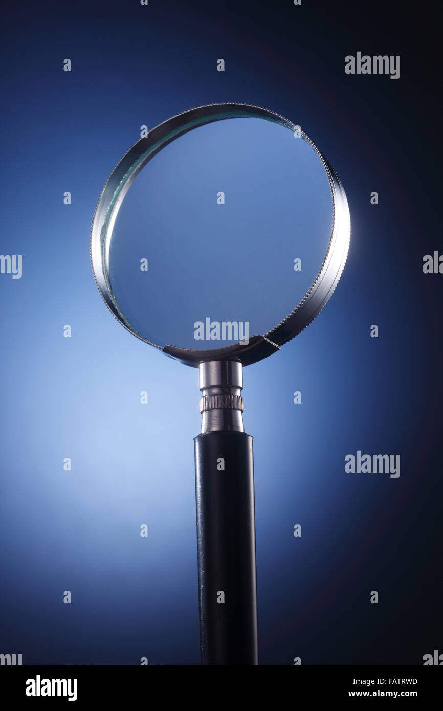 stock image of the magnifier Stock Photo - Alamy