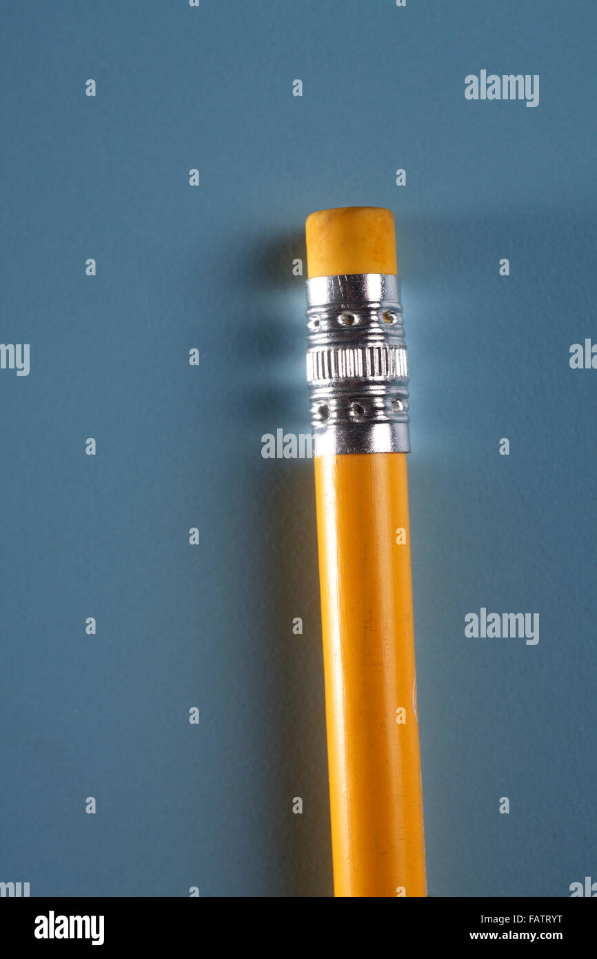 close up of the yellow color pencil Stock Photo - Alamy