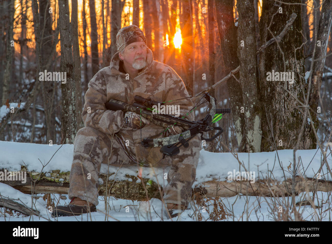 Hunter resting hi-res stock photography and images - Alamy