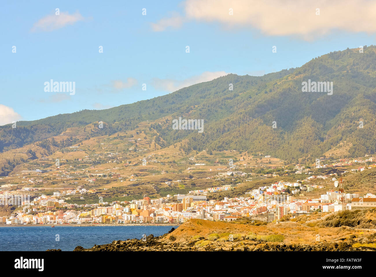 Tropical Sea Village Stock Photo - Alamy