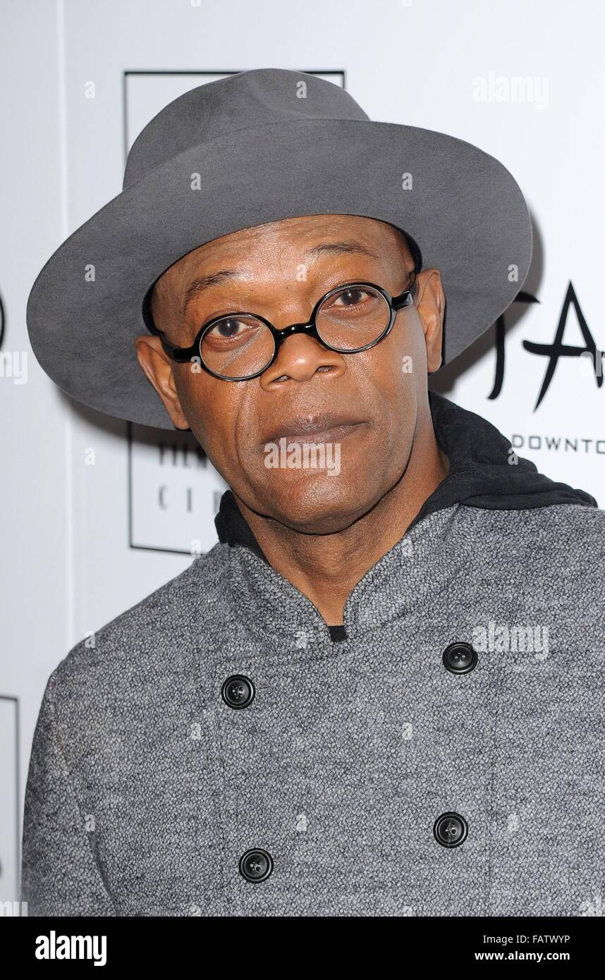 New York, NY, USA. 4th Jan, 2016. Samuel L. Jackson at arrivals for The ...