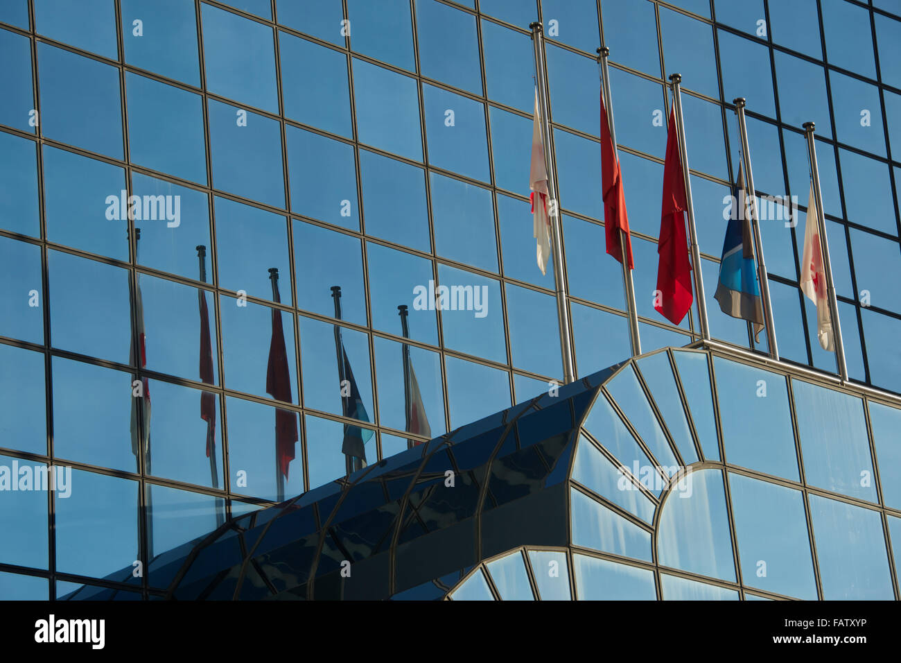 Five flagpoles hong kong hi-res stock photography and images - Alamy