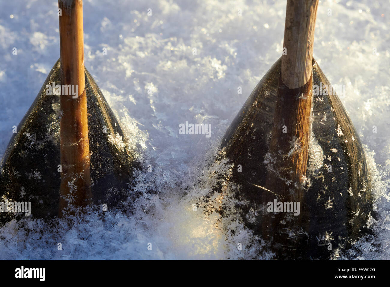 winter ice detail, Finland Europe Stock Photo - Alamy