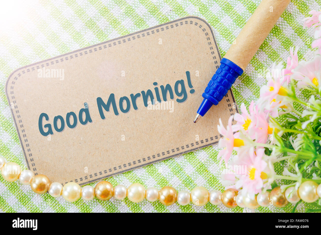 Good morning with love hi-res stock photography and images - Alamy