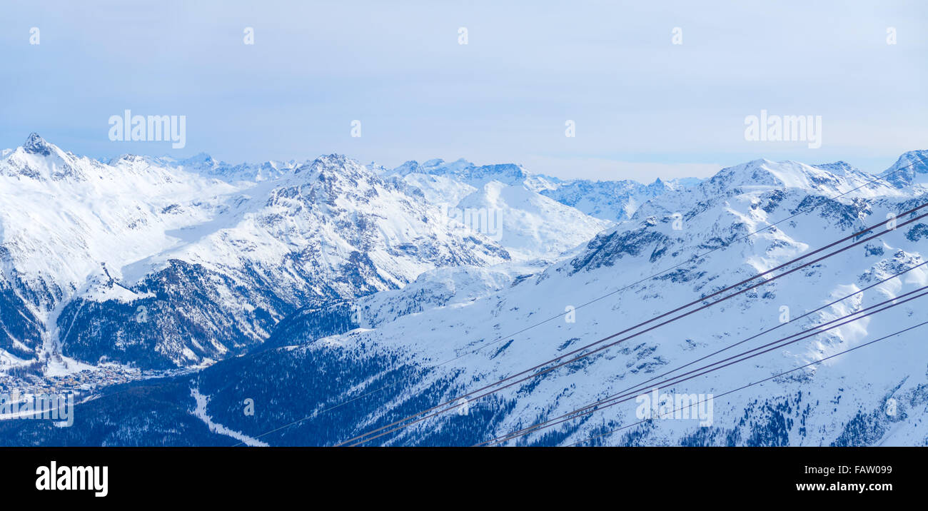 Saint moritz village hi-res stock photography and images - Alamy