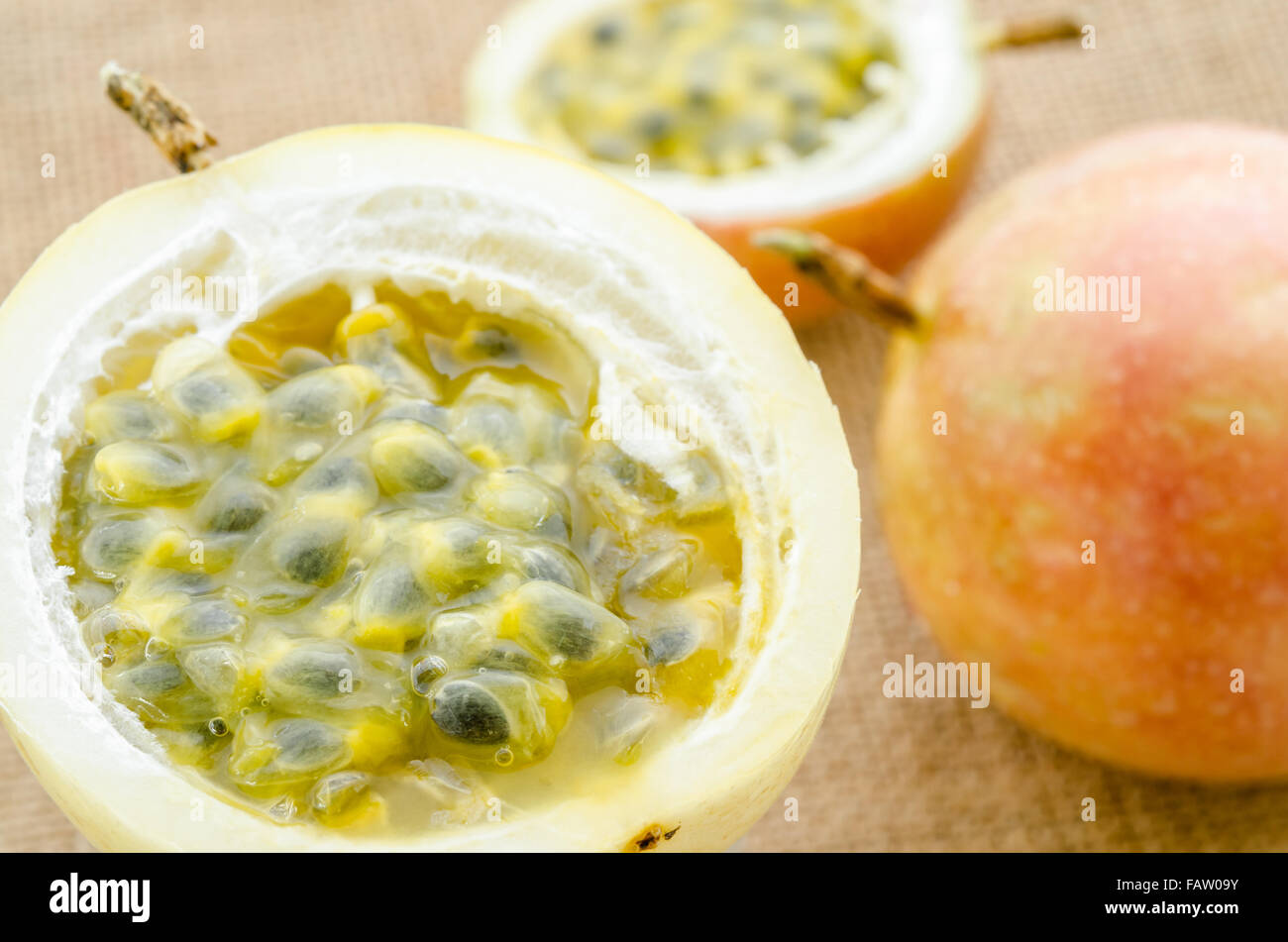 Exotic fruits cut open hi-res stock photography and images - Alamy