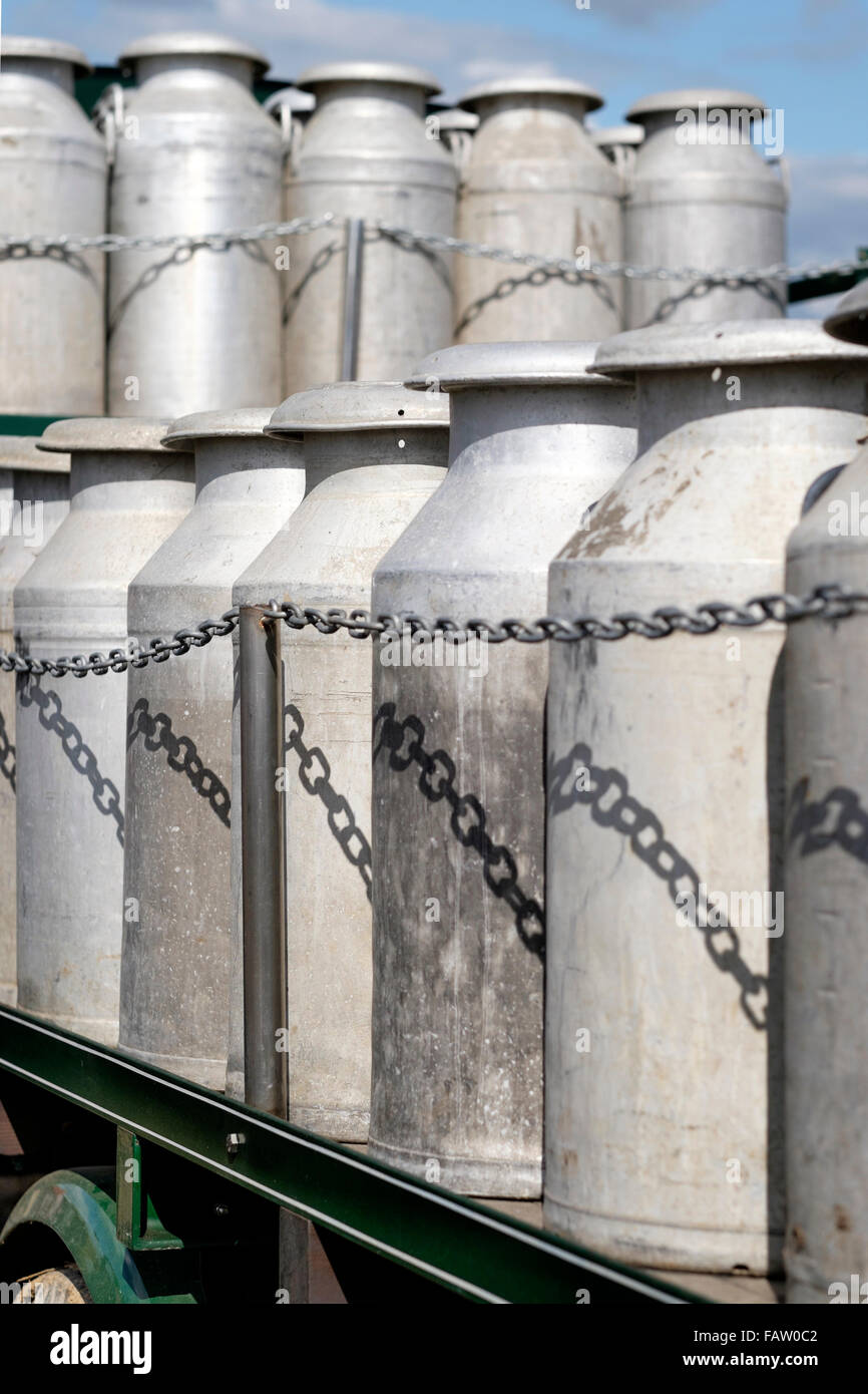 Milk churns lorry hi-res stock photography and images - Alamy