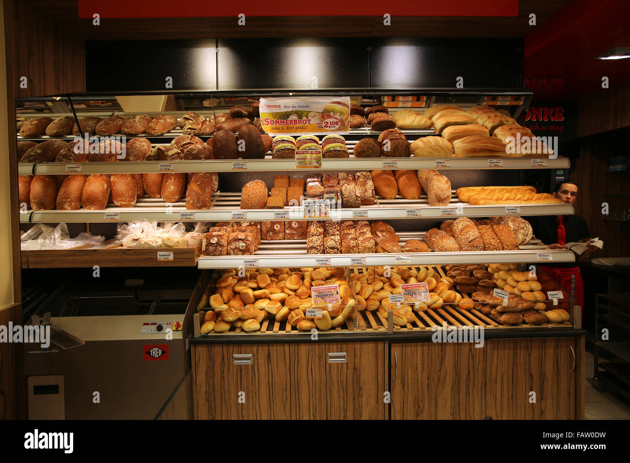 Bread supermarket germany hi-res stock photography and images - Alamy