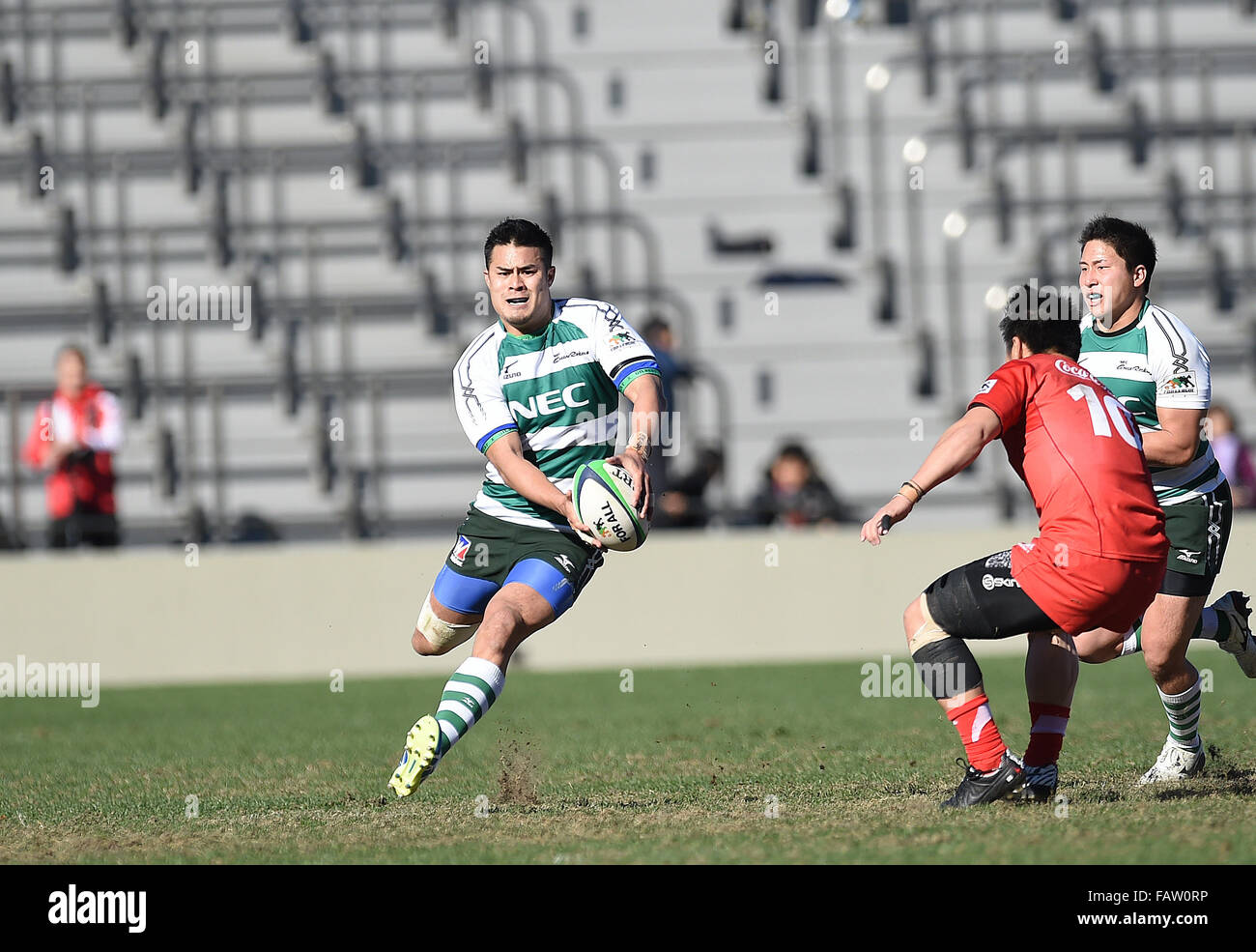Chichibunomiya Rugby Stadium, Tokyo, Japan. 19th Dec, 2015. Yu Tamura ...