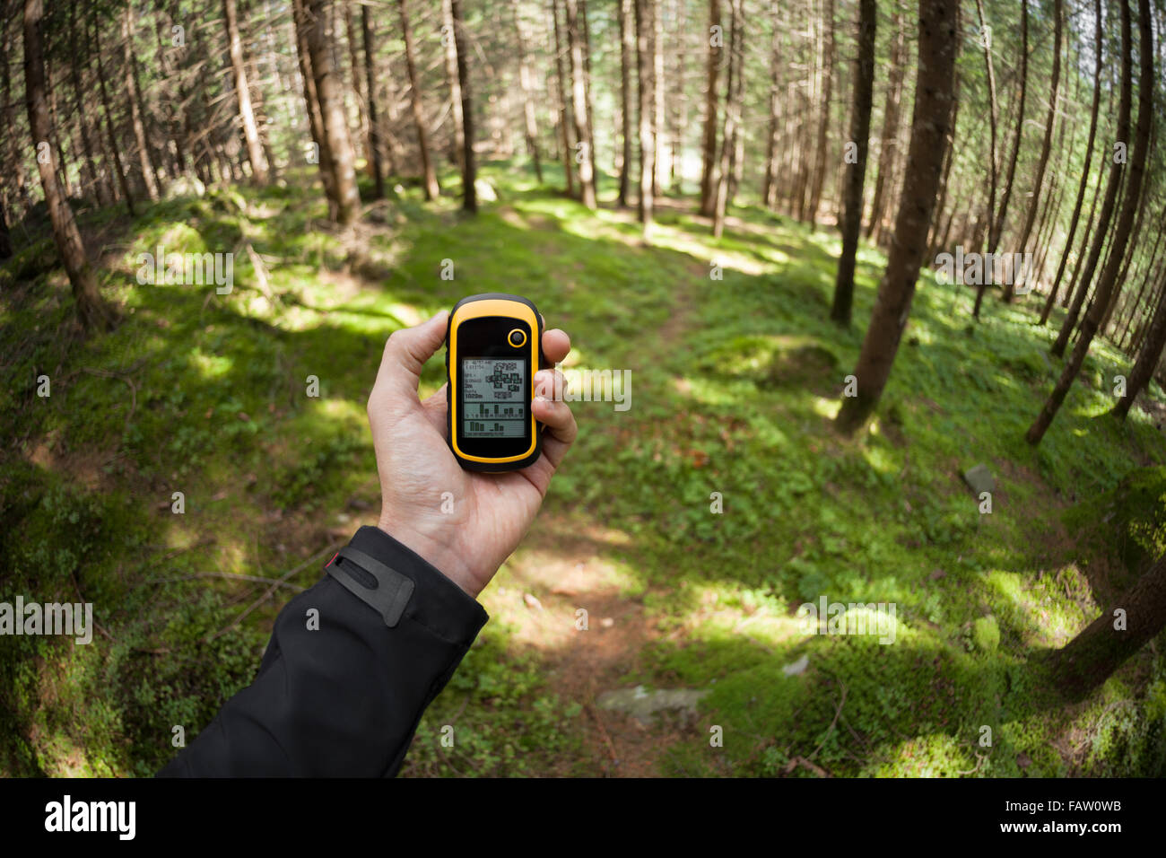 Geocache gps map hi-res stock photography and images - Alamy