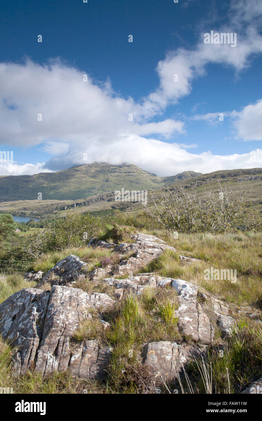 Open Countryside near Killary Fjord, Connemara National Park; Galway ...
