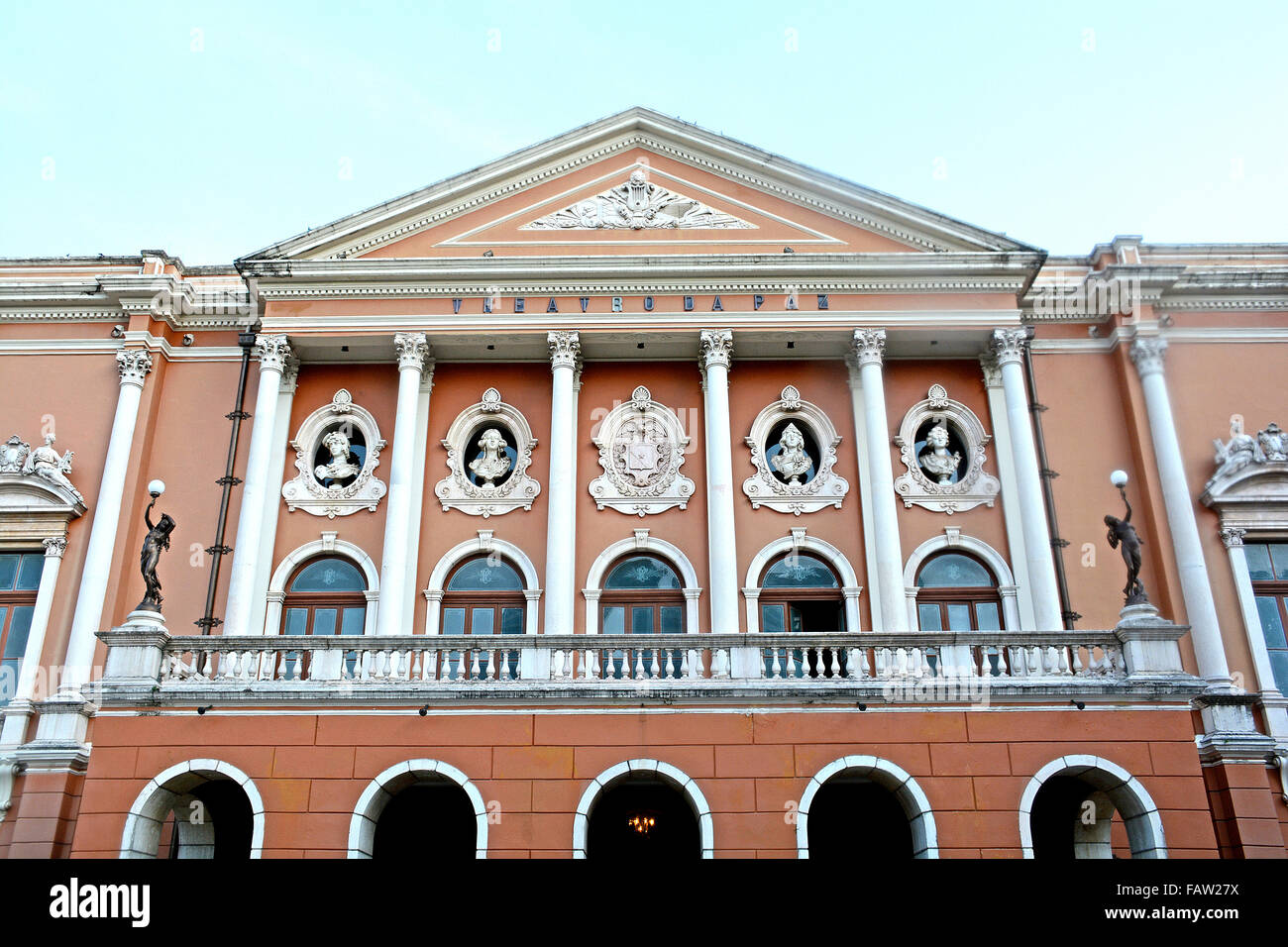 Da Paz theater Belem Para Brazil Stock Photo - Alamy