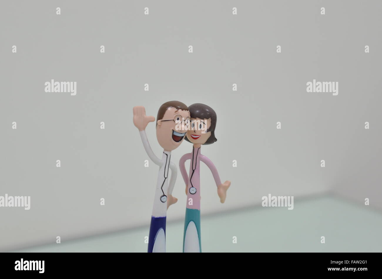 Doctor saying hello!! U doing well Stock Photo - Alamy