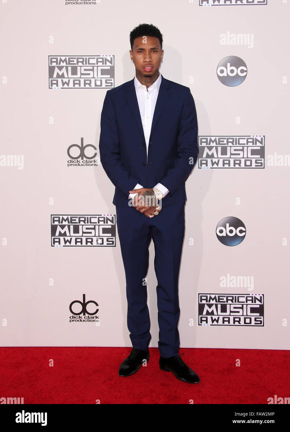 American Music Awards 2015 (AMA's) - Arrivals Featuring: Tyga Where ...