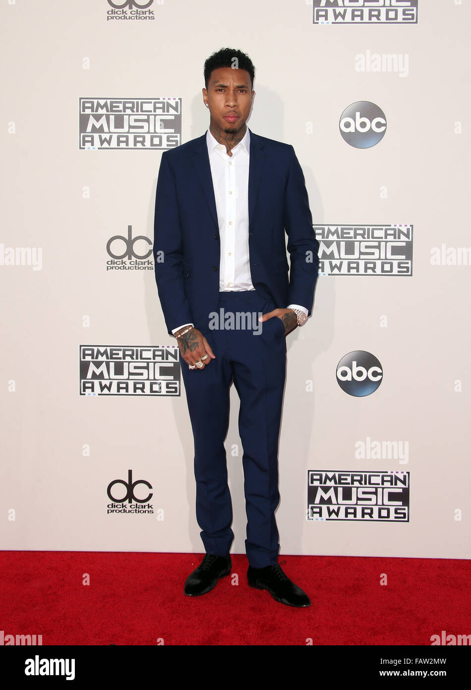 American Music Awards 2015 (AMA's) - Arrivals Featuring: Tyga Where ...