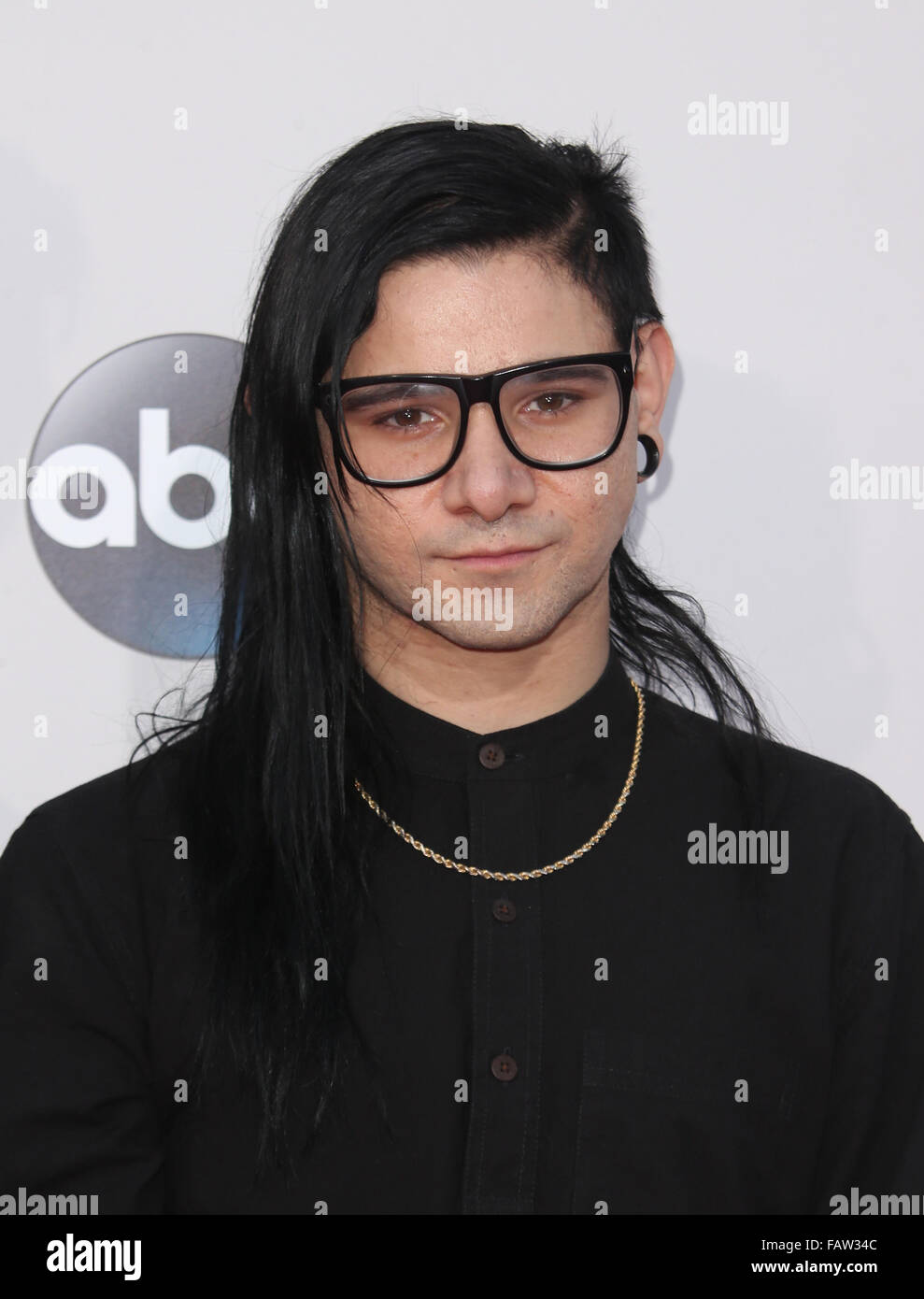 American Music Awards 2015 (AMA's) - Arrivals Featuring: Skrillex Where ...