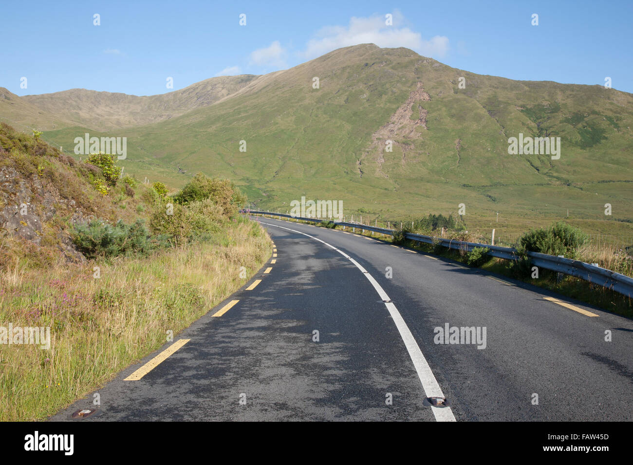 Open Road in Connemara National Park; Galway; Ireland Stock Photo - Alamy