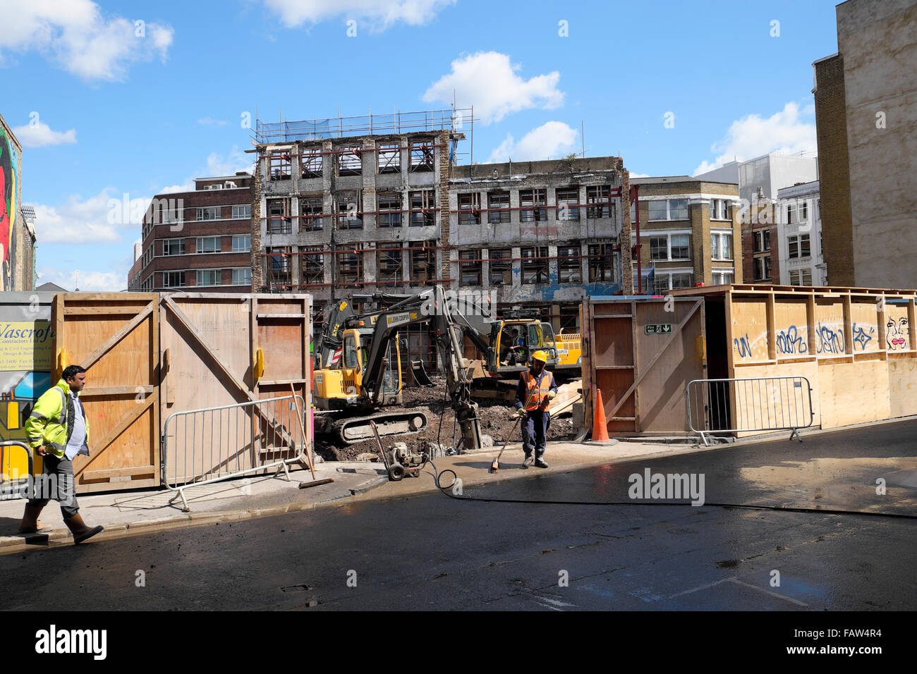 London demolition redevelopment hi-res stock photography and images - Alamy