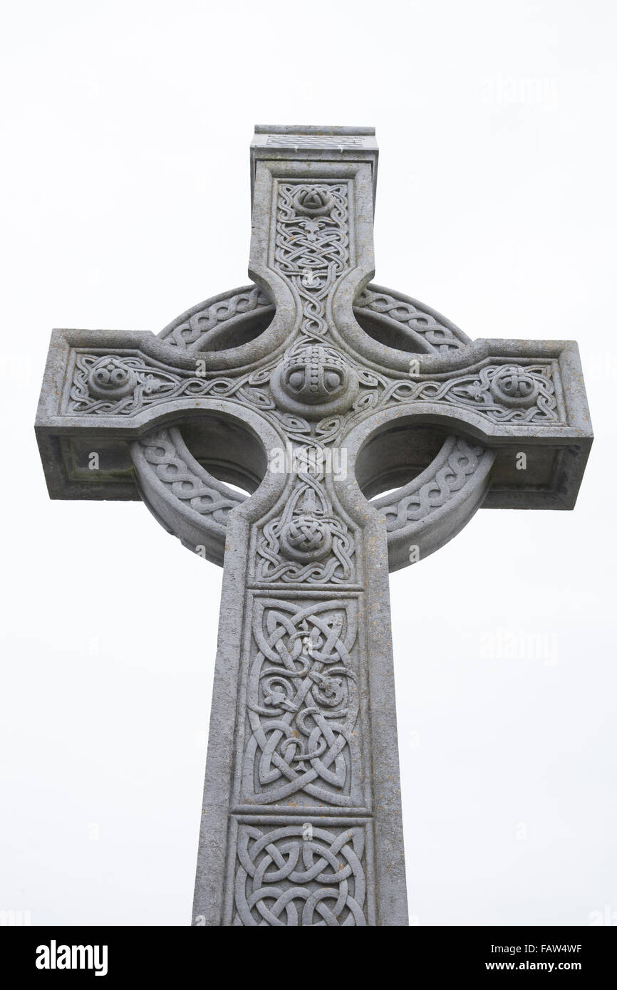 Celtic Cross Built by the People of Kilronan in 1893, Inishmore, Aran ...
