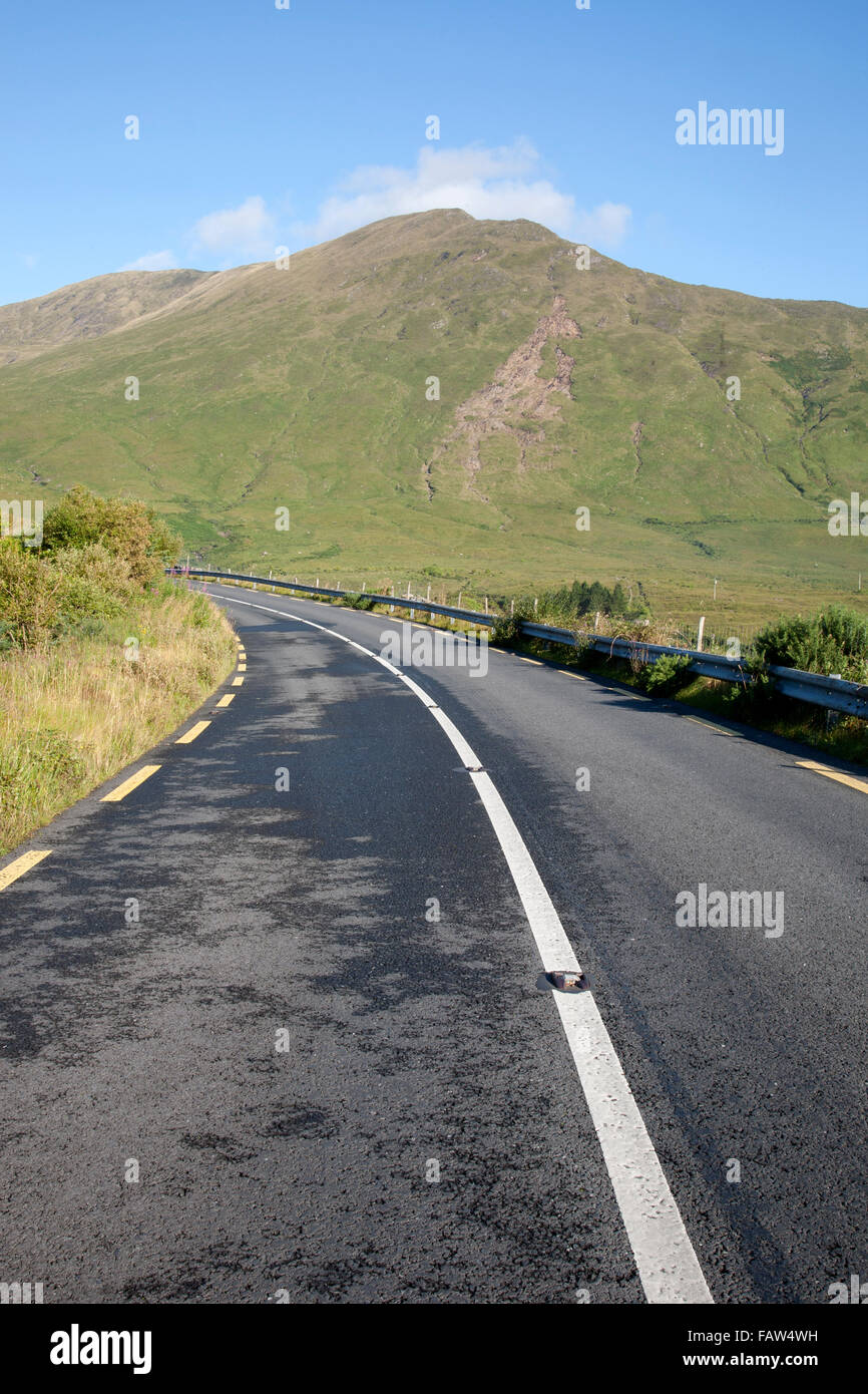 Open Road in Connemara National Park; Galway; Ireland Stock Photo - Alamy