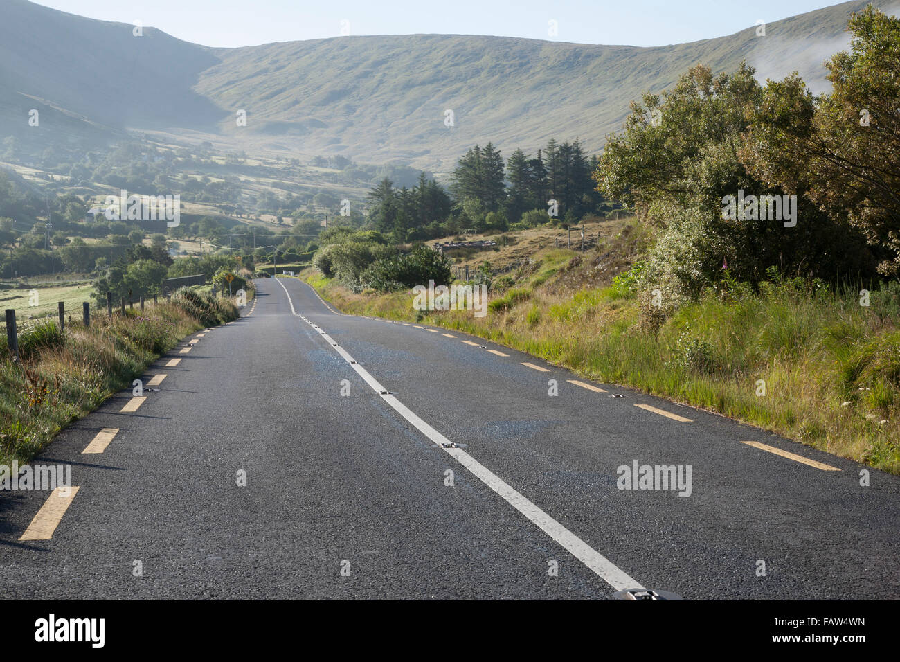 Open Road in Connemara National Park; Galway; Ireland Stock Photo - Alamy