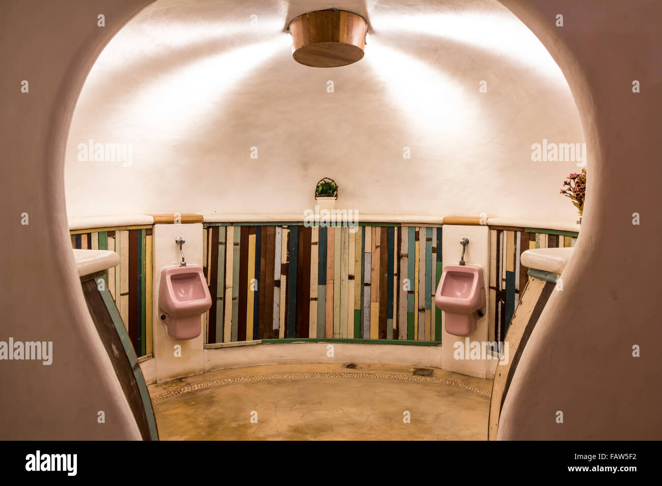 Old Style Urinal for Men Stock Photo - Alamy