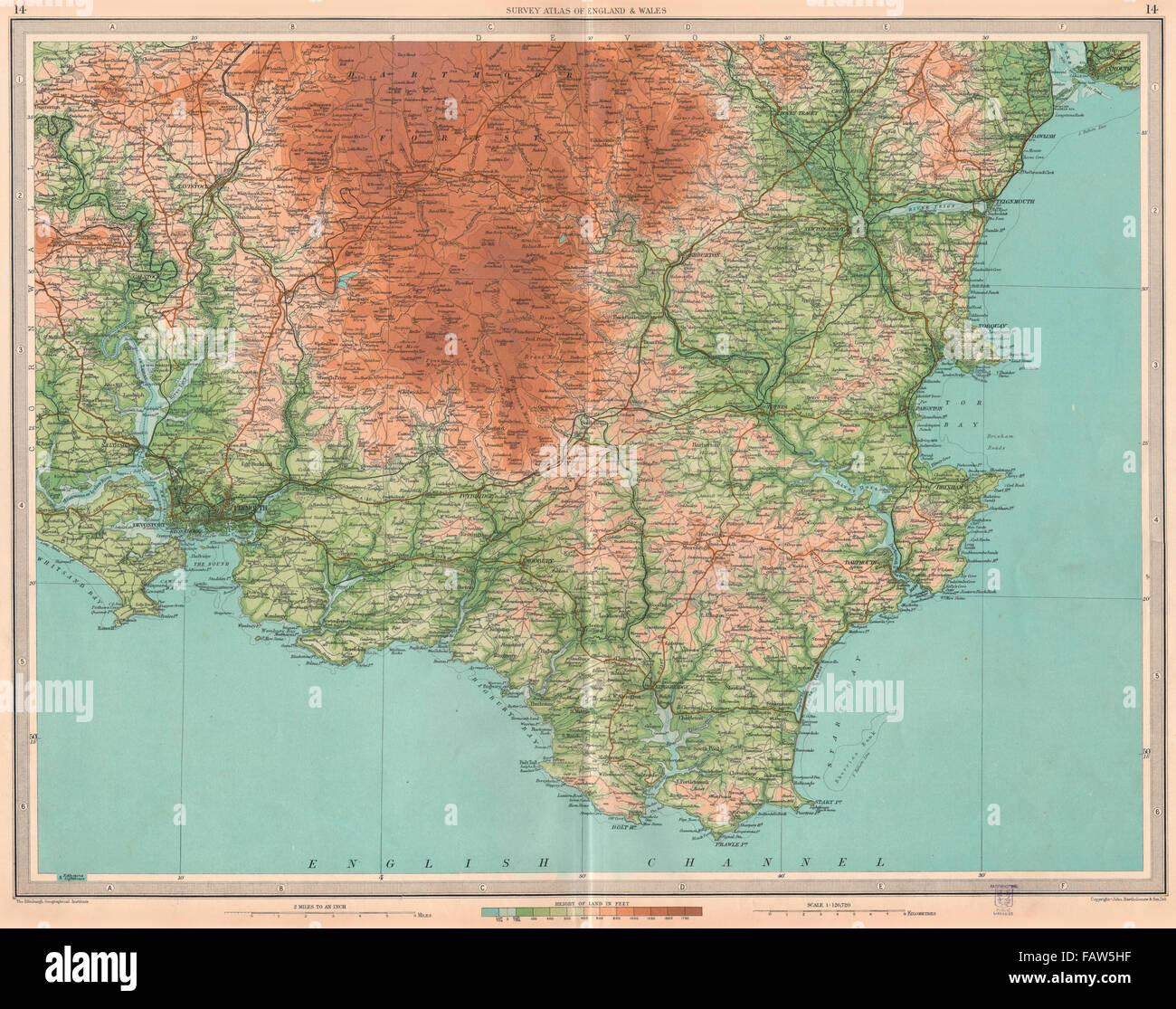 Map of brixham hi-res stock photography and images - Alamy