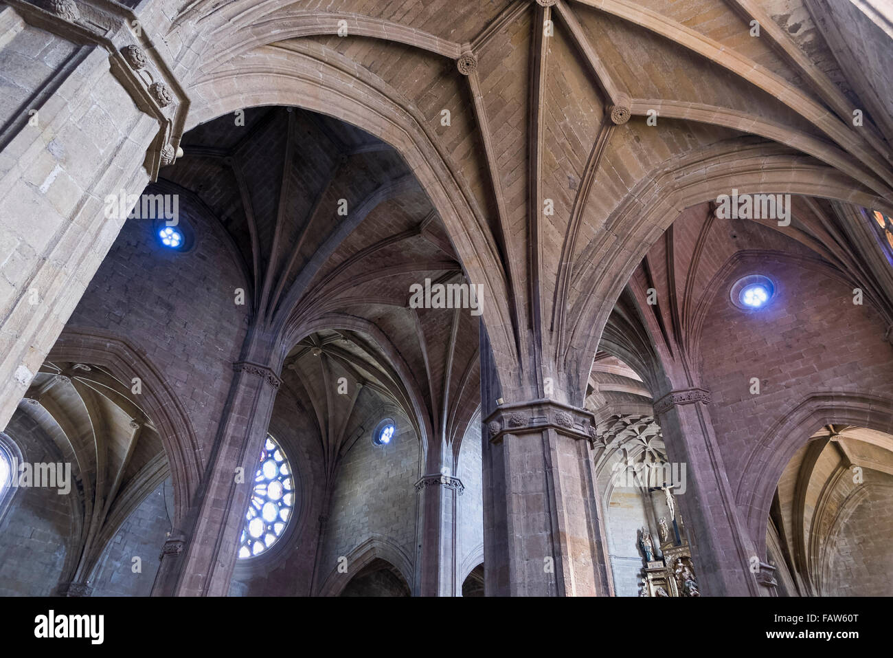 San Vicente Church, Old Town, San Sebastian, Gipuzkoa, Basque Country ...