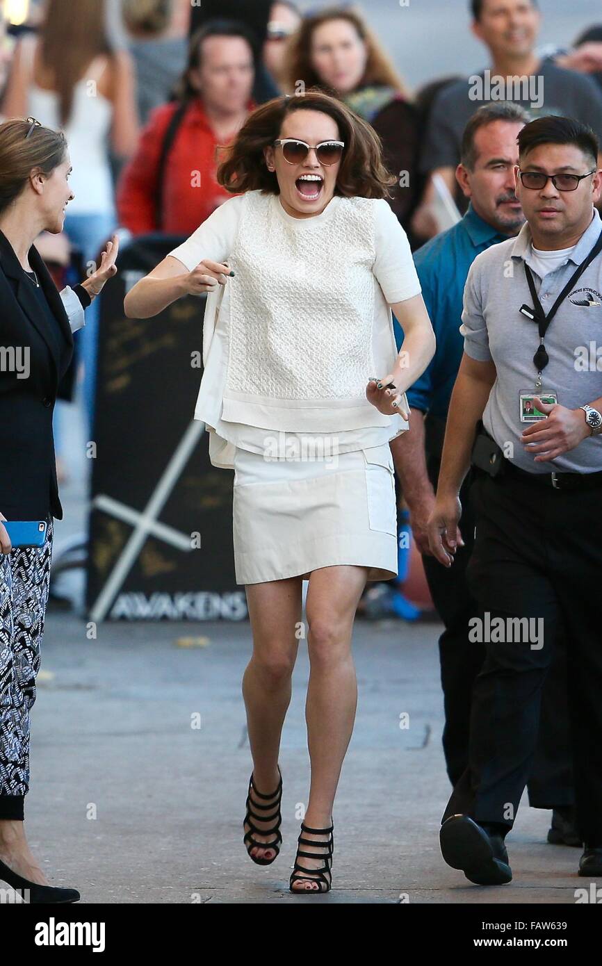 Daisy Ridley seen signing autographs as she arrives at the ABC studios ...