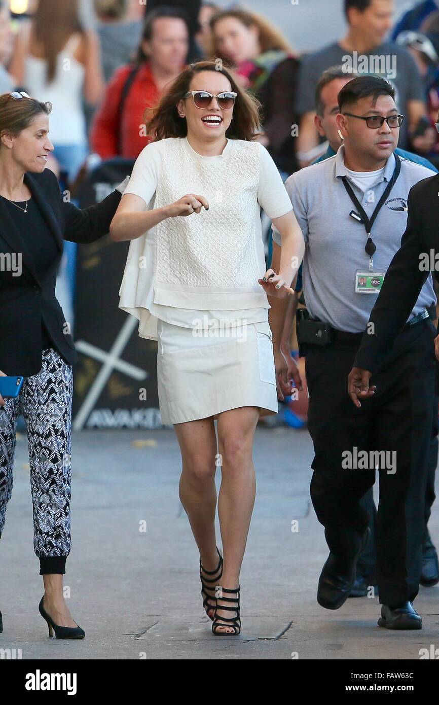 Daisy Ridley seen signing autographs as she arrives at the ABC studios ...