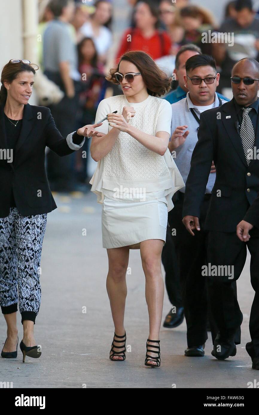 Daisy Ridley seen signing autographs as she arrives at the ABC studios ...