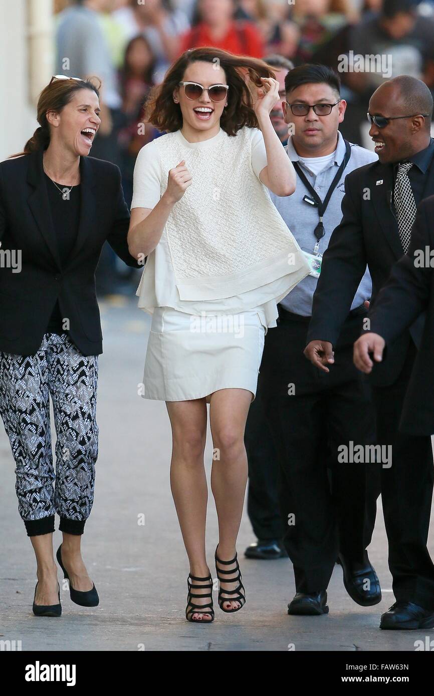 Daisy Ridley seen signing autographs as she arrives at the ABC studios ...