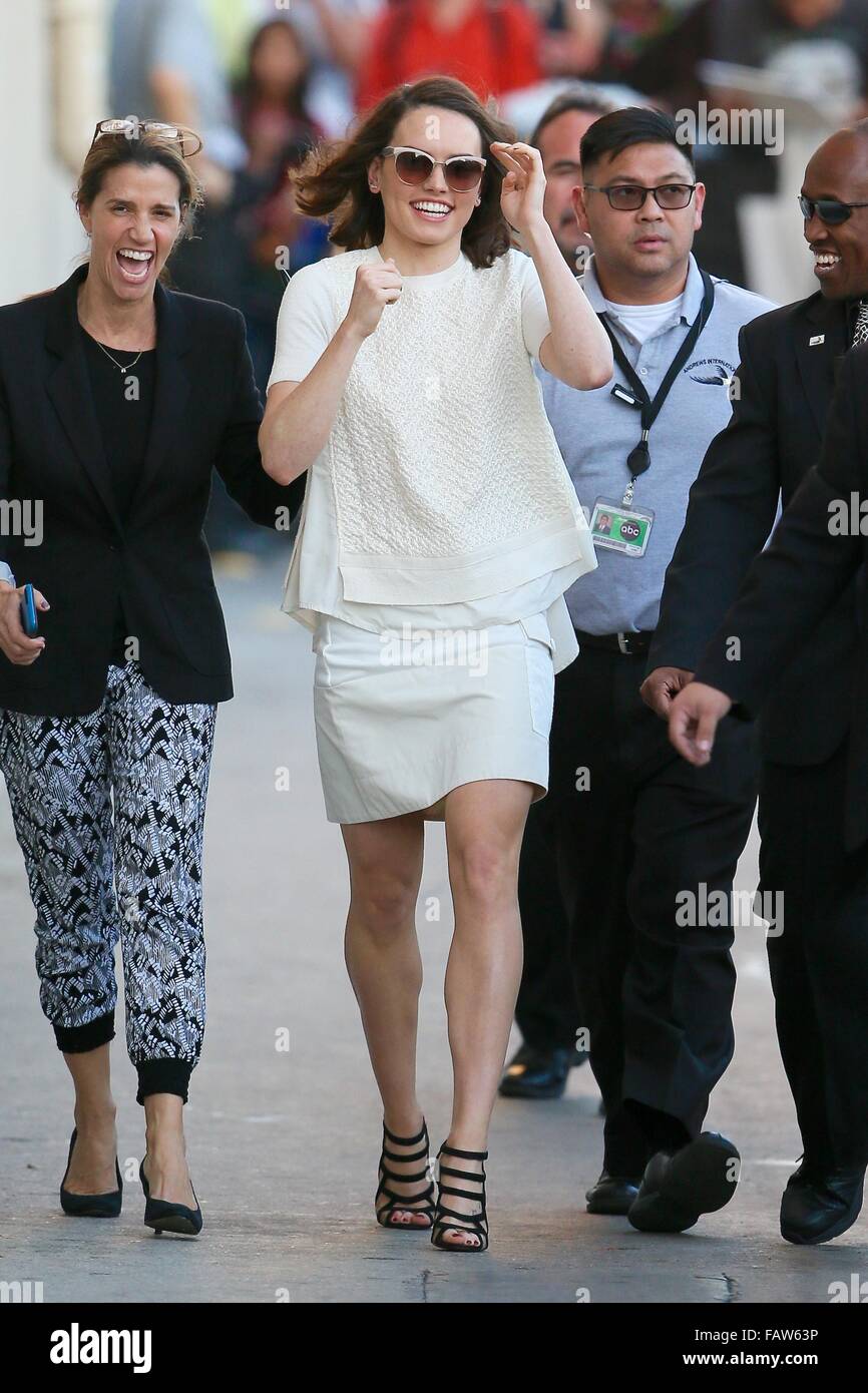 Daisy Ridley seen signing autographs as she arrives at the ABC studios ...