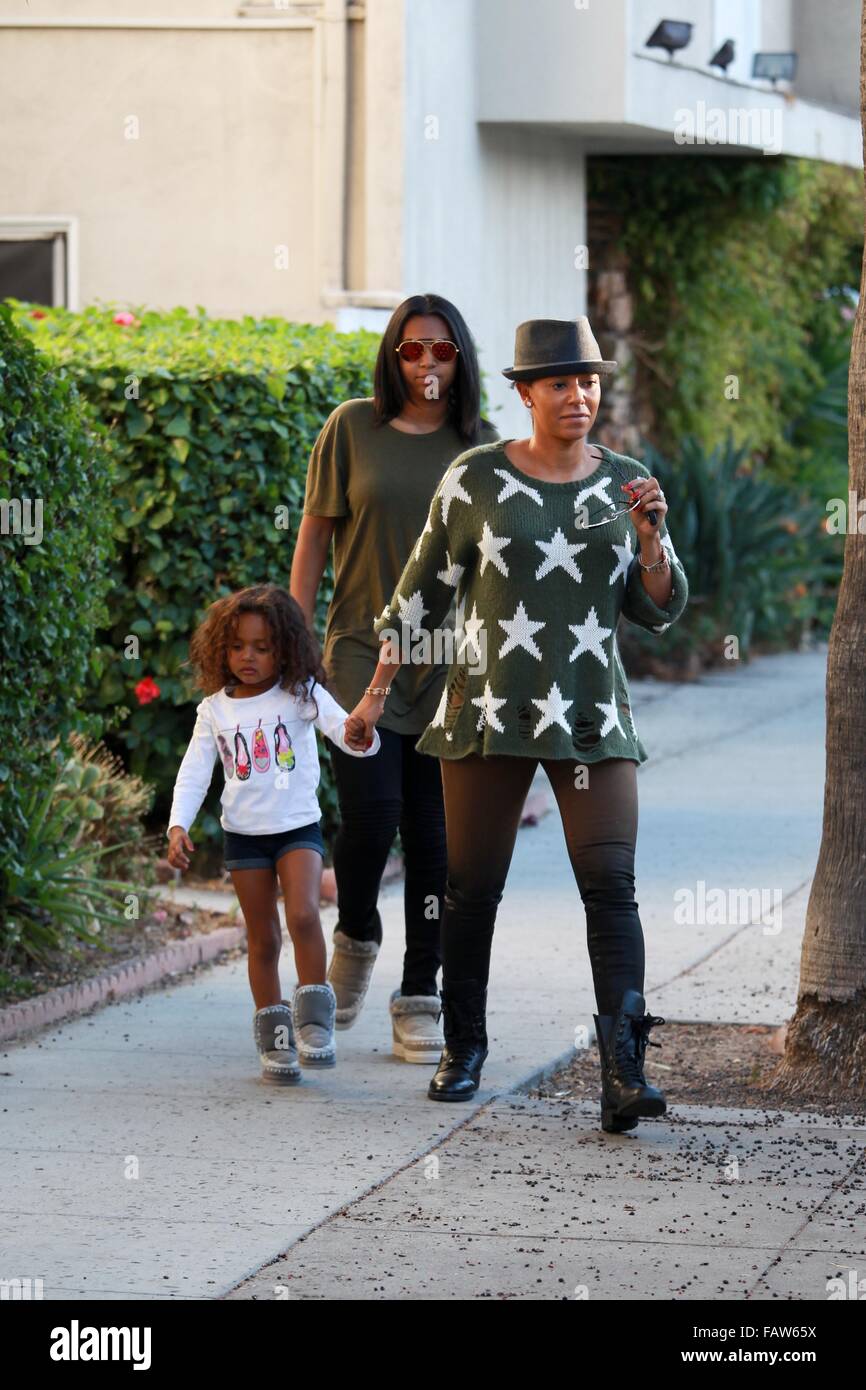 Mel B seen with eldest and youngest daughters Phoenix Chi and Madison ...