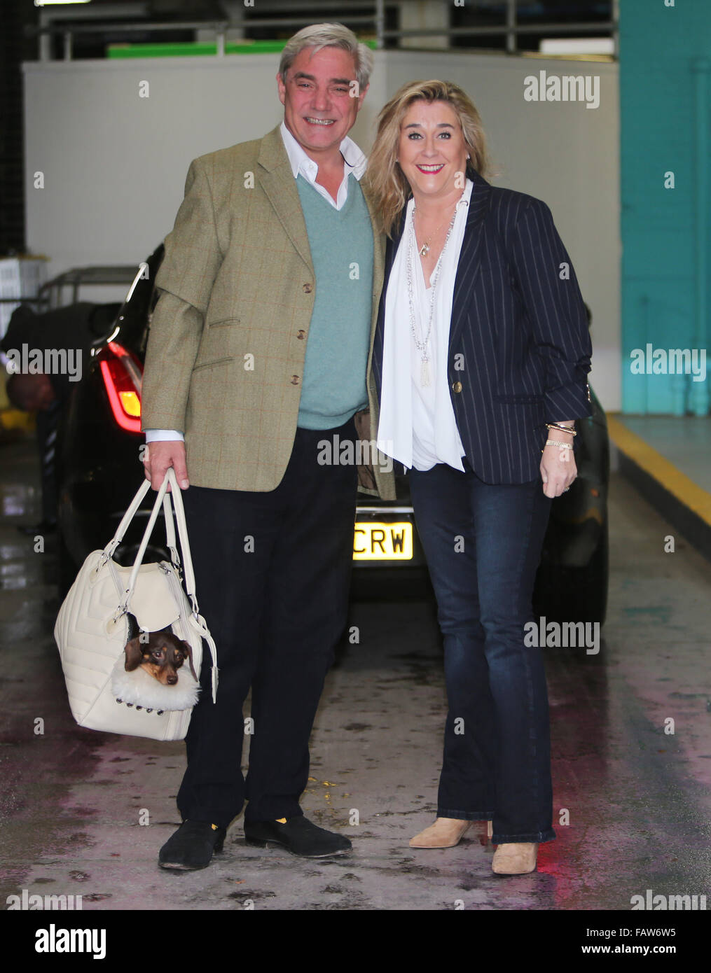 Gogglebox's Steph and Dom outside ITV Studios Featuring: Steph and Dom ...