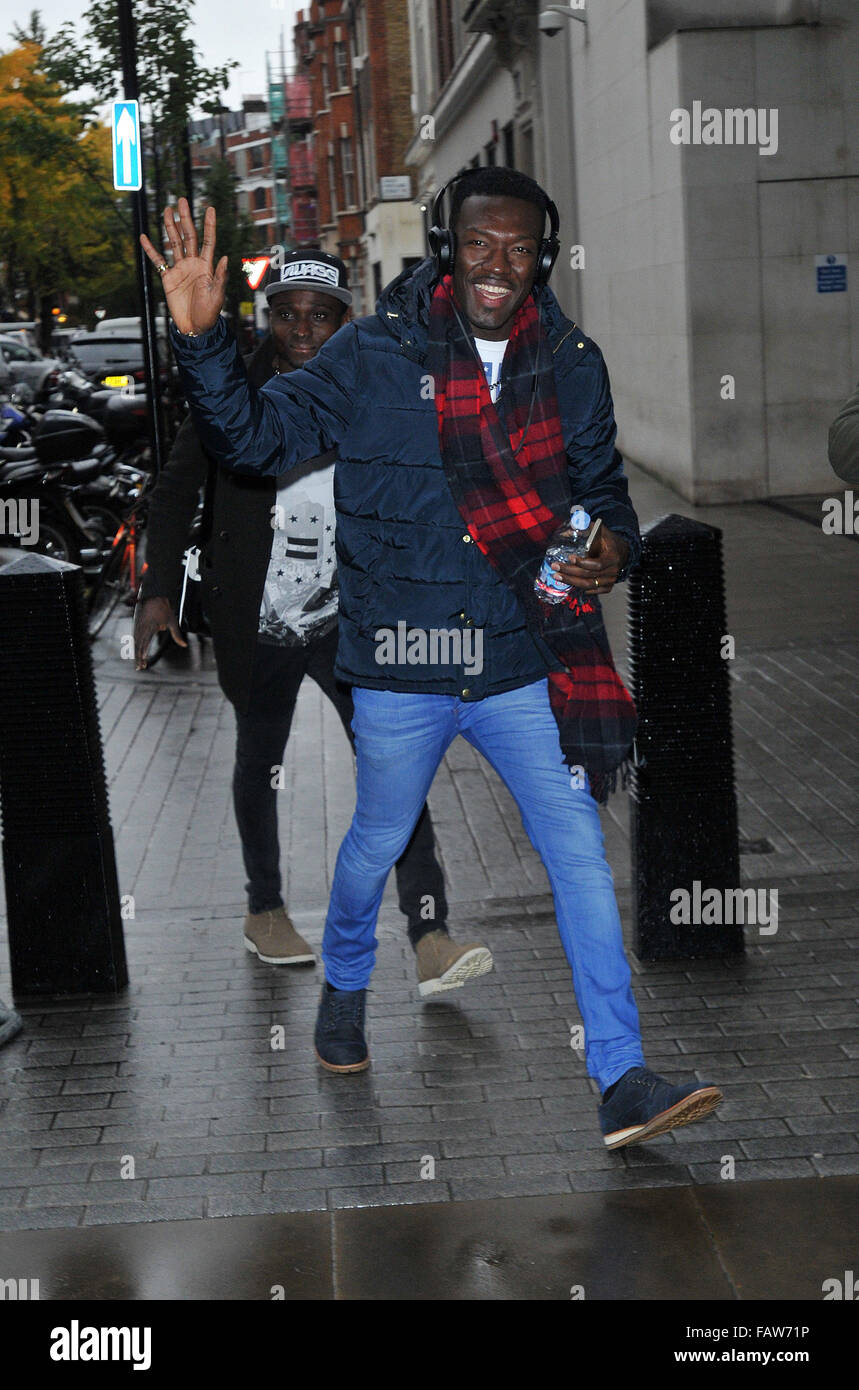 Reggie n Bollie from XFactor at BBC Radio 1 Featuring: Reggie n Bollie ...